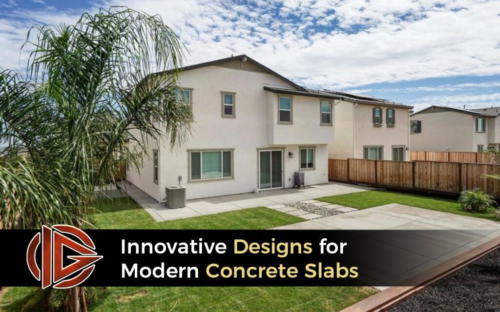 Modern Concrete Slab Designs with Grass | Style Meets Durability